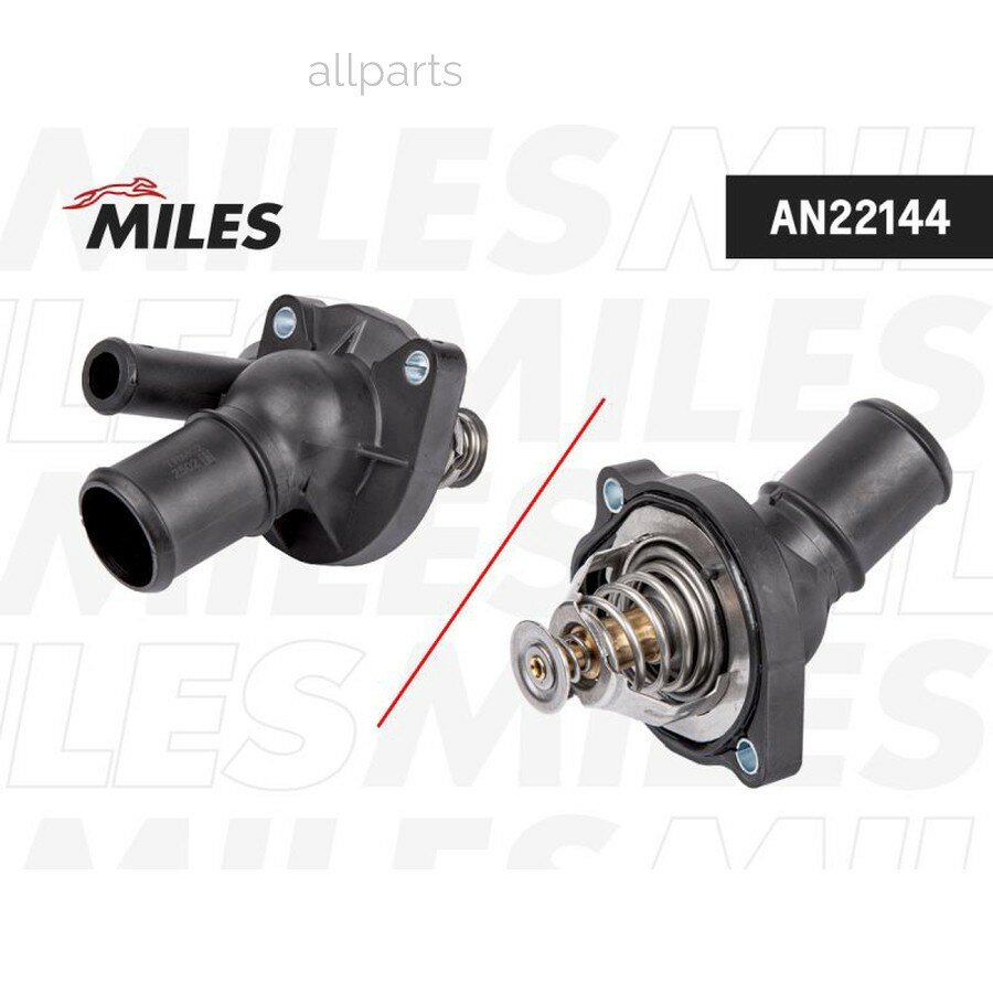 MILES AN22144 Термостат FORD MONDEO/GALAXY/S-MAX / VOLVO S80 1.6-2.5/1.6TD-2.2TD 06-