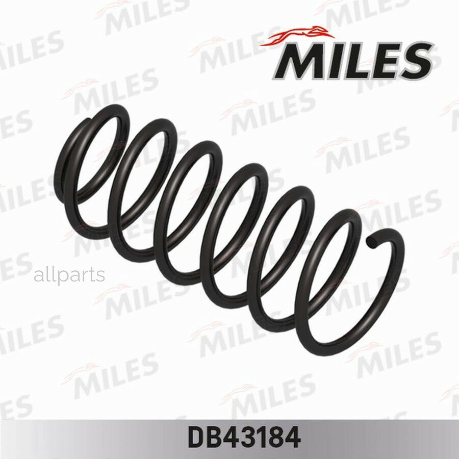 MILES DB43184 Пружина подвески VW PASSAT III 92-97/BORA 1.9TDI 98- передняя