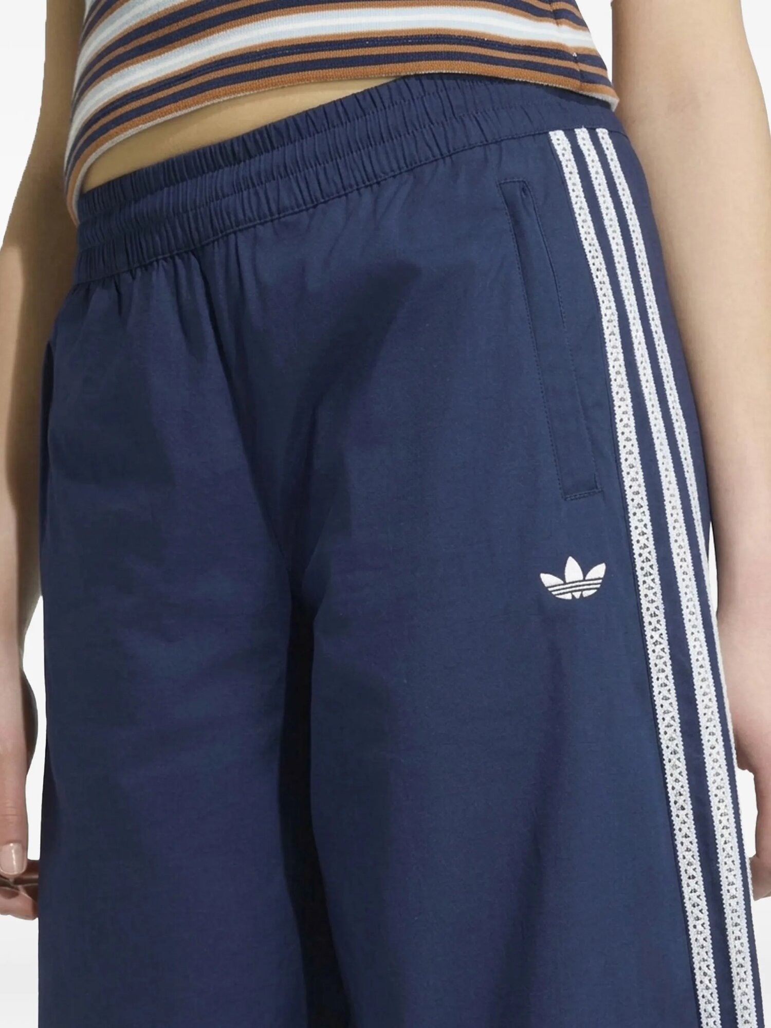 Брюки классические adidas, размер S, cиний — фото 1