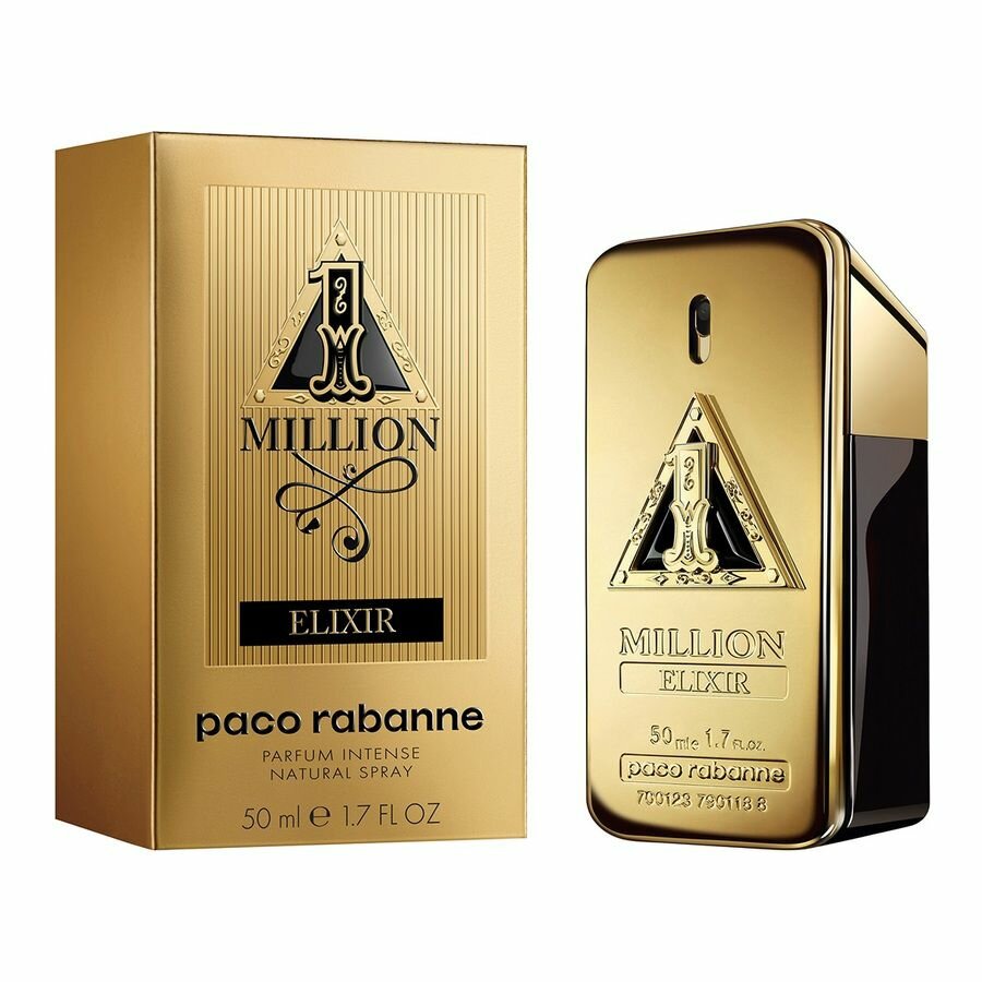 Духи Paco Rabanne "1 Million Elixir", восточные древесные ноты, мужской, 50ml
