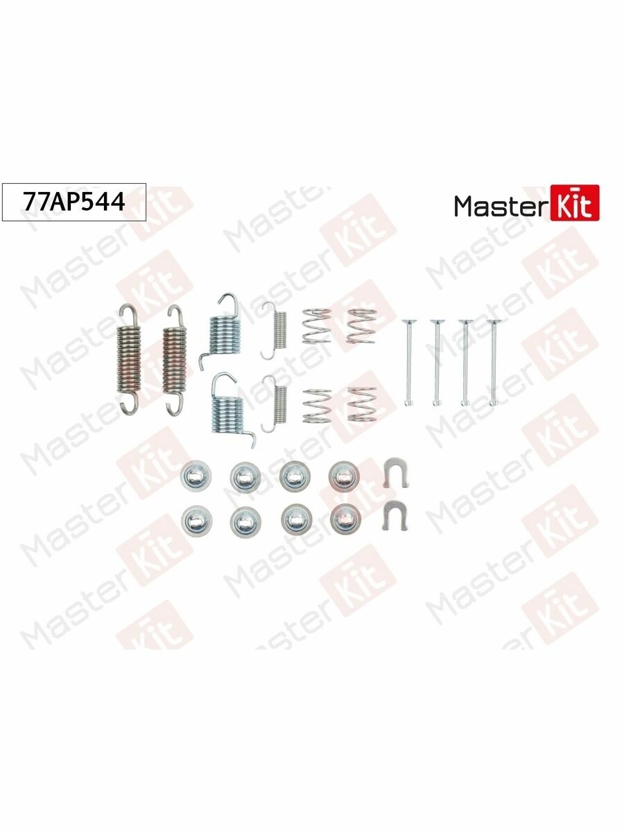 Комплект установочный барабанных колодок MasterKit 77AP544 для а/м TOYOTA Hiace, DAIHATSU Fourtrak / Тойота Хайайс, Дахатсу Фортрек