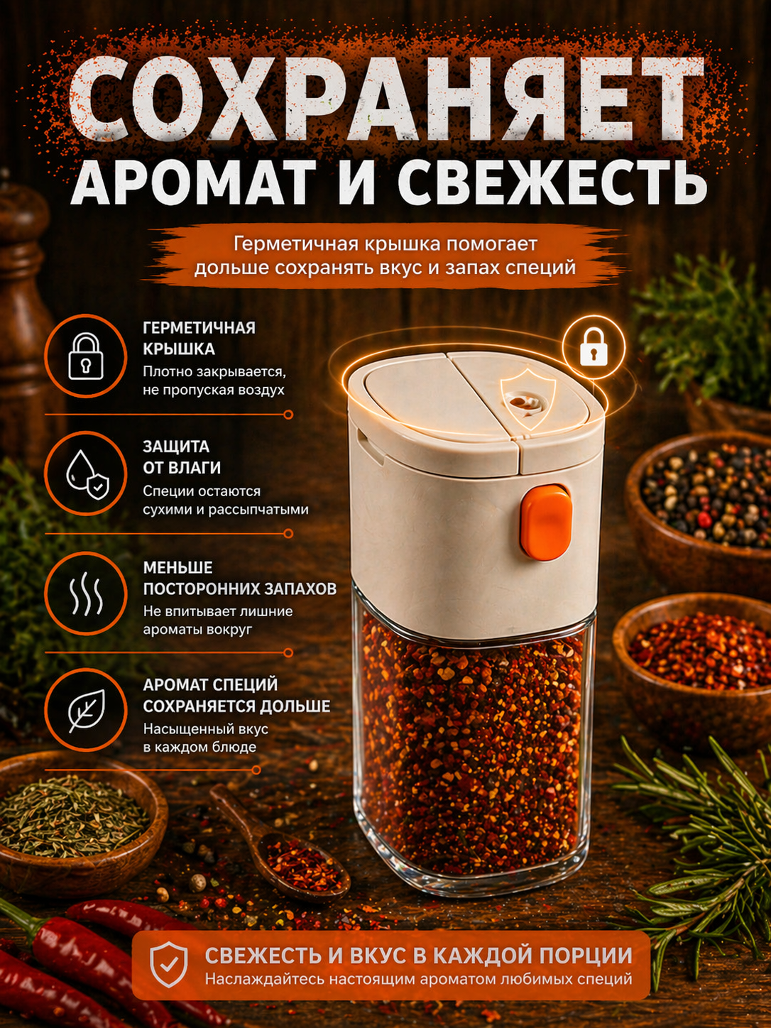 Солонка перечница два режима — фото 1