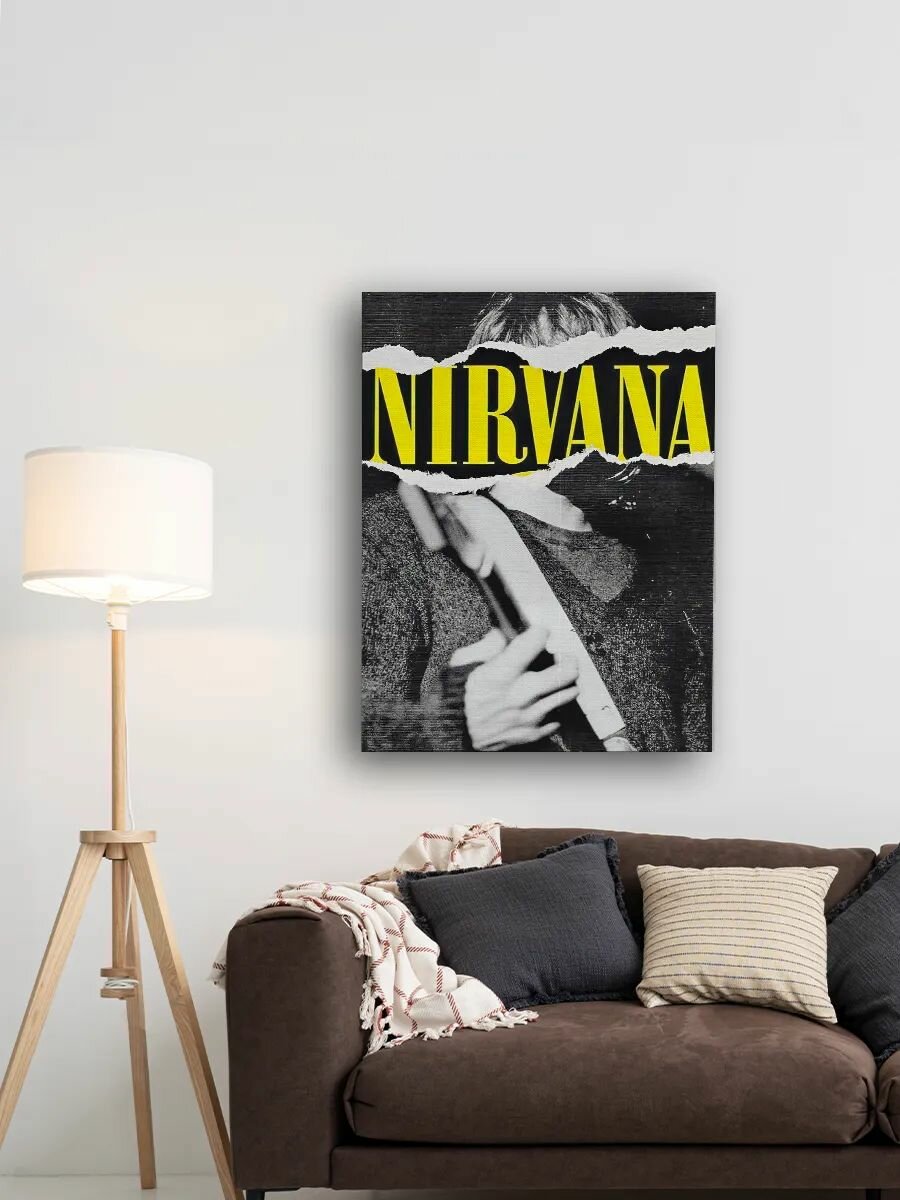Картина на стену Nirvana, на подрамнике, 1шт, 38х25 размер. — фото 1