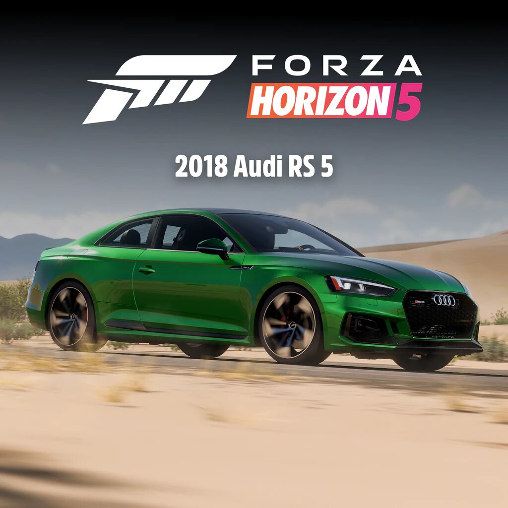 Дополнение Forza Horizon 5 2018 Audi RS 5, цифровое издание PlayStation 5, регион Турция / код пополнения баланса
