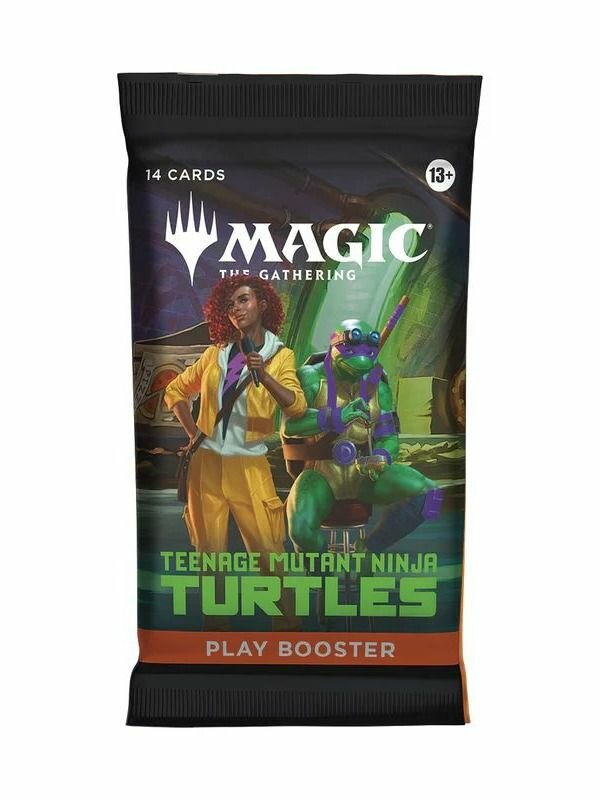 Play бустер MTG Teenage Mutant Ninja Turtles на английском языке, ККИ, для 4-х игроков, от 12 лет