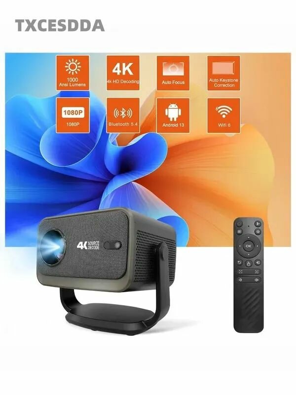 TXCESDDA Проектор, 1LCD, черный