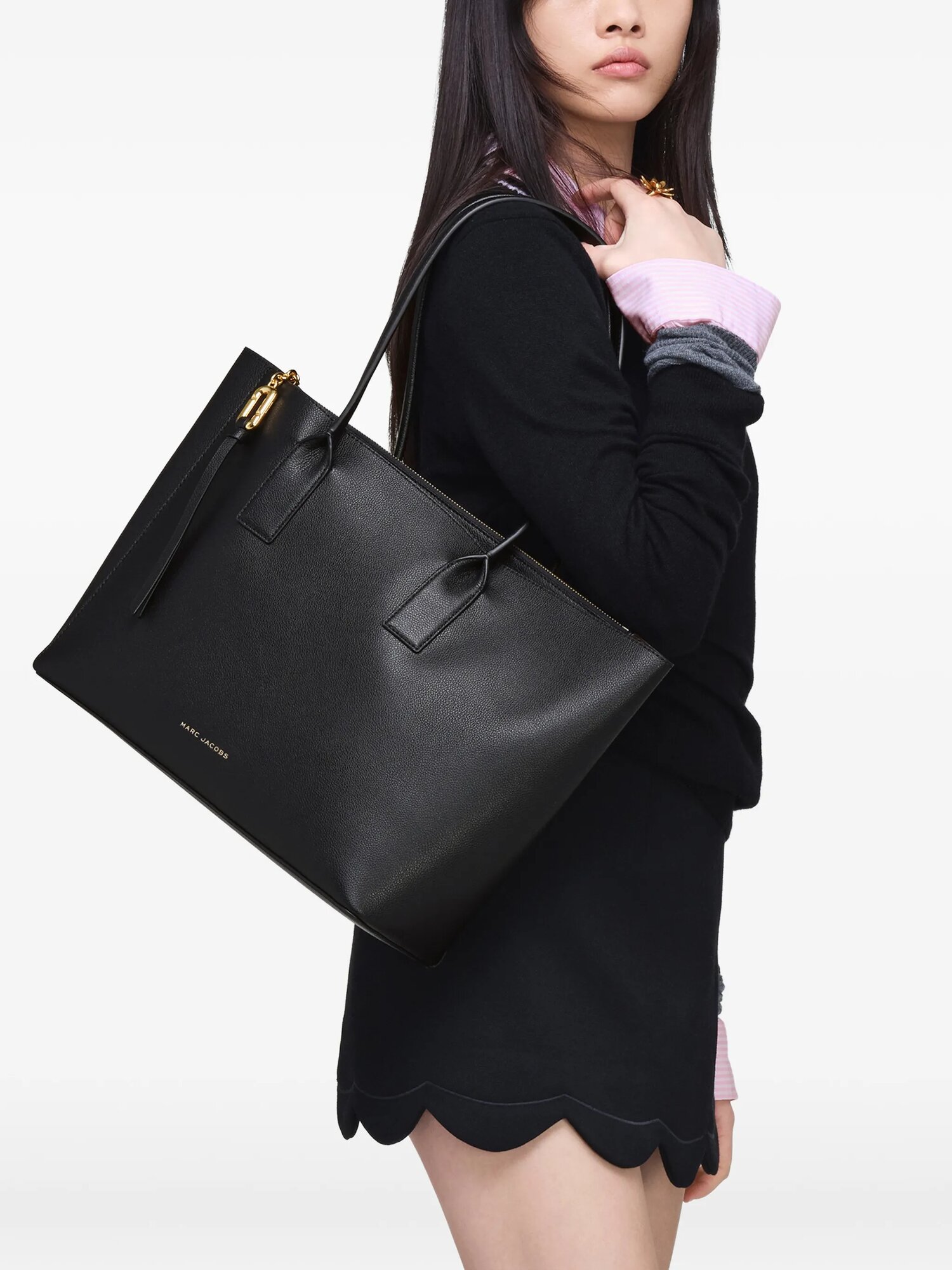 Сумка MARC JACOBS The Pop, черный — фото 1