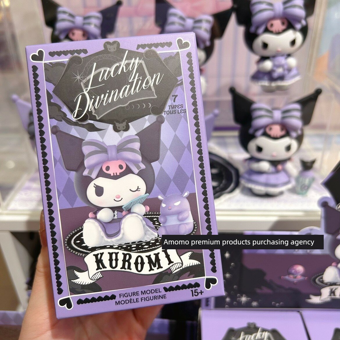 Коллекционная фигурка MINISO Sanrio Kuromi Lucky Fortune ZB (слепая коробка), модная игрушка, милый настольный декор