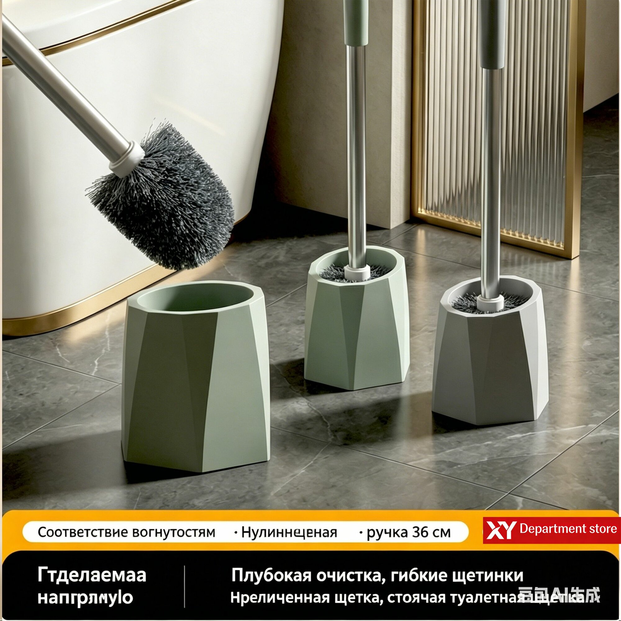 Ершик для унитаза, 1 шт, Ёршики для унитаза, Ершики, Аксессуары для ванной и туалета