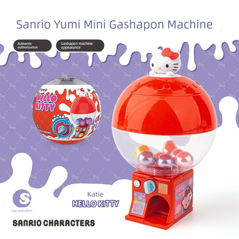 Официально лицензированная Chao Sheng мини-машина для гашапонов Sanrio: коллекционная фигурка My Melody,