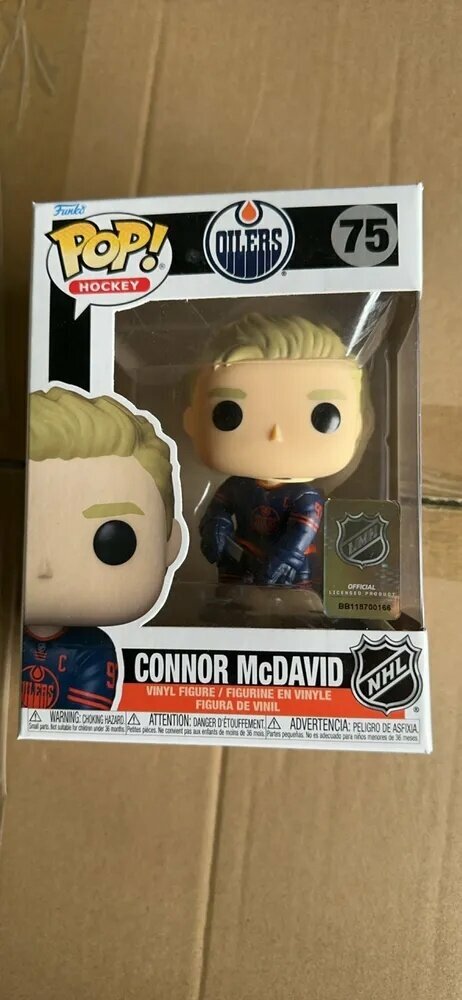 Фигурка Funko POP! Хоккейная серия NHL Connor Mcdavid 75 Коннор Макдэвид