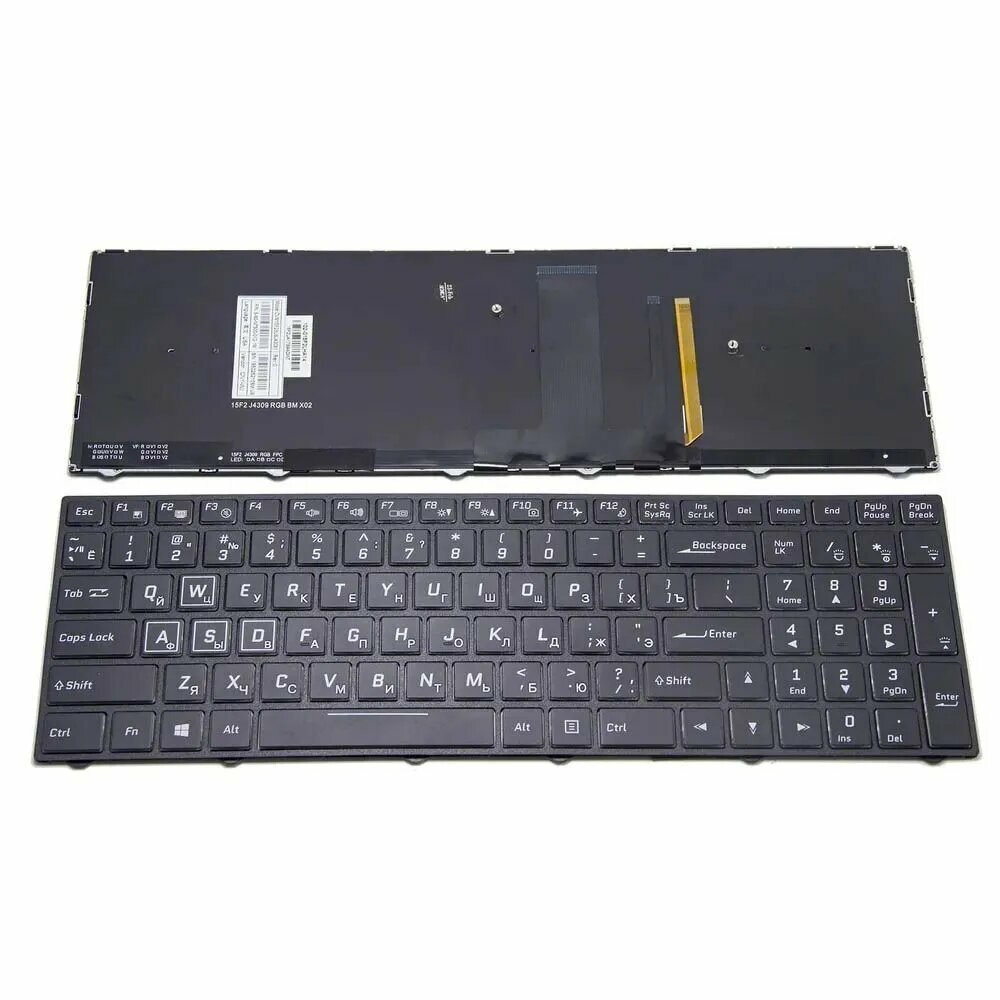 Новая клавиатура для Clevo N850 N850HJ1 N857Hj N850HK1 N855HK1 N857HK1 N870HK1 N950TP6 N957TP6 Черная клавиатура с RGB подсветкой