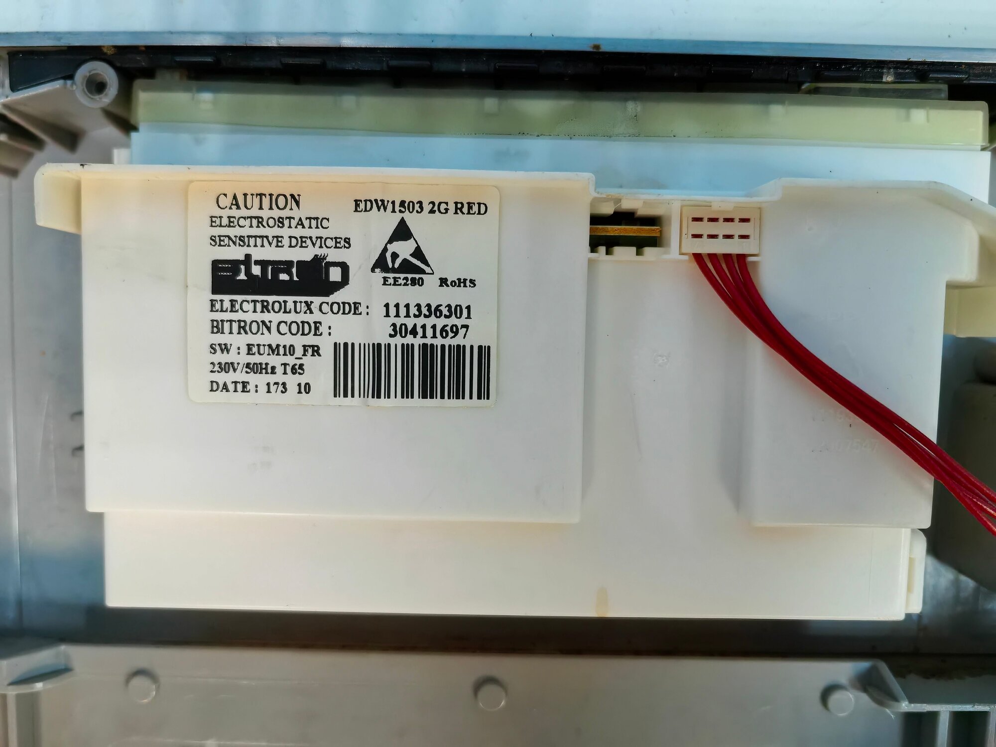 Модуль индикации electrolux edw1503, 111336301. Товар уцененный