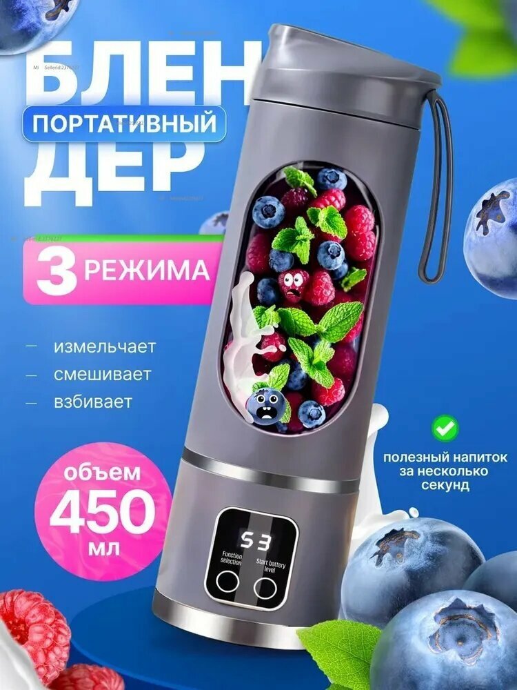 Xiaomi Портативный блендер ocQTL6eWf7K_cY0i6F, фиолетовый
