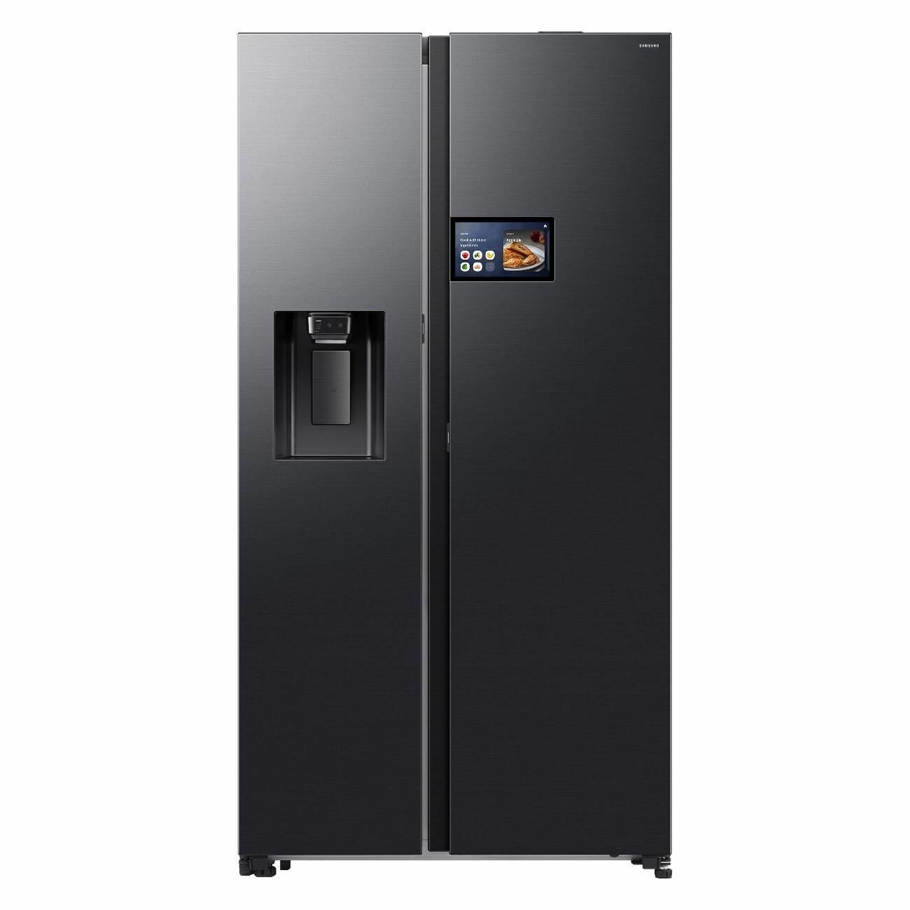 Холодильник (Side-by-Side) Samsung RS90F65D1FWT, черный