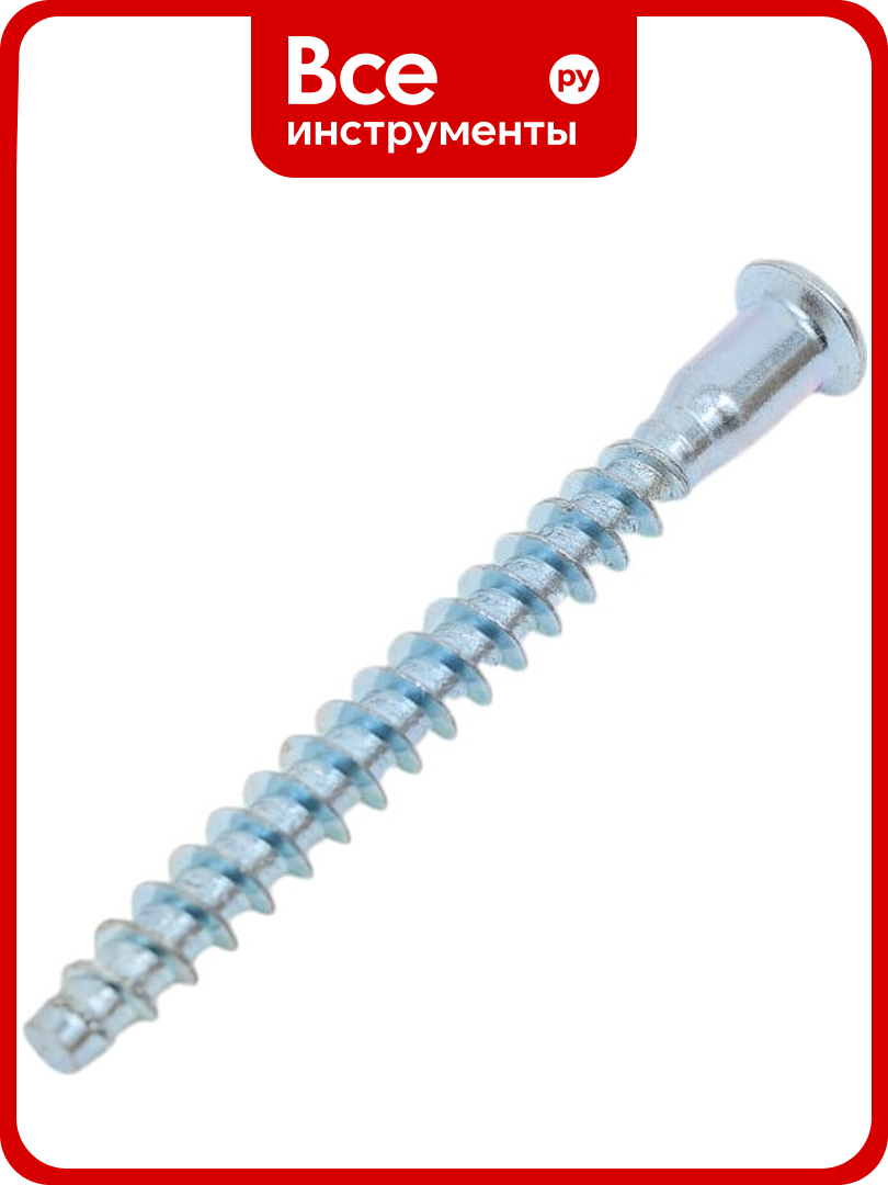Конфирмат Tech-Krep/Zitar шурупная стяжка, оцинкованная 5,0х50 PZ 20 шт-пакет 127498