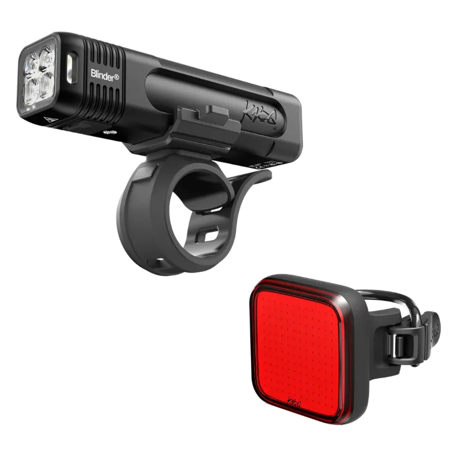 Комплект велофонарей KNOG Blinder 1000 & Blinder Square