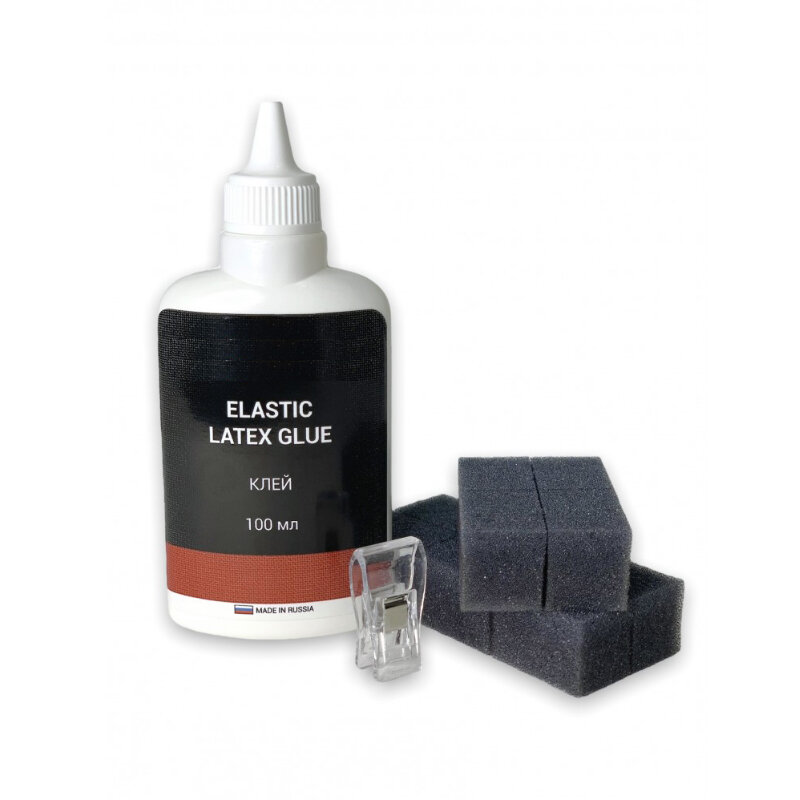 Клей для накладок Elastic Latex Glue 100ml на водной основе белый
