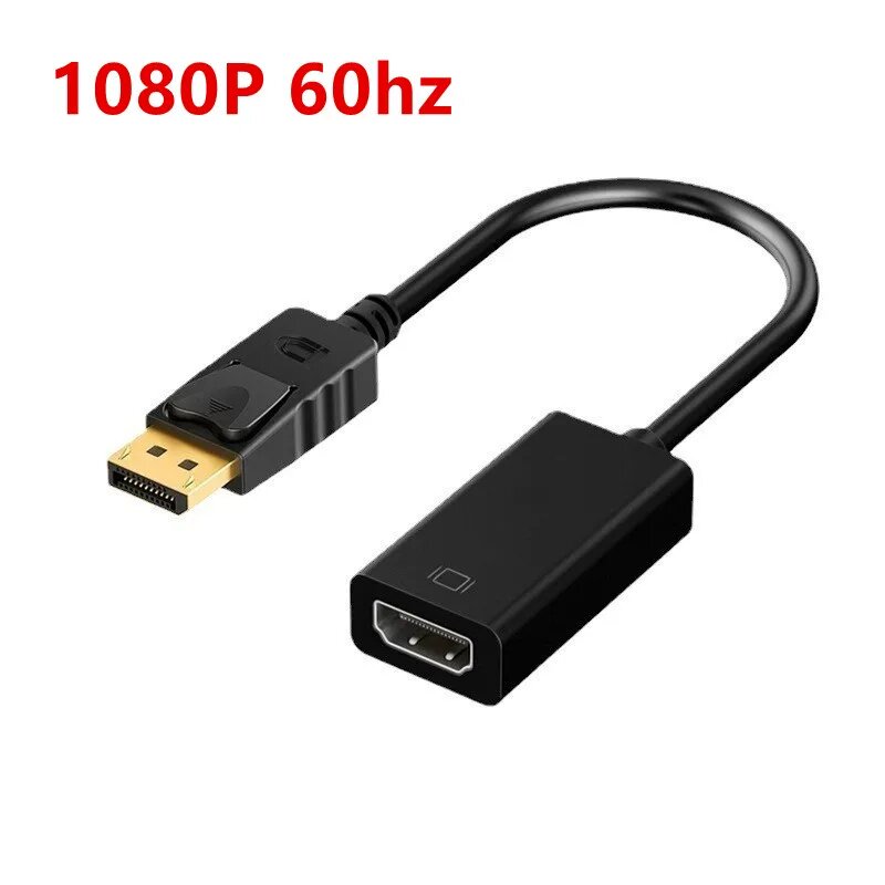Адаптер DP, DisplayPort, компьютерный монитор, кабель для HD-конвертации, телевизор, VGA-проектор, активный тип 1080P
