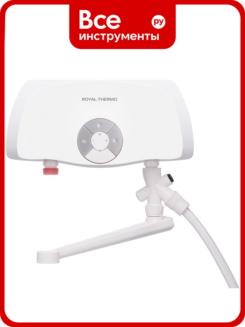 Проточный водонагреватель ROYAL THERMO SmartFix T (5.5 кВ) - кран НС-1588904