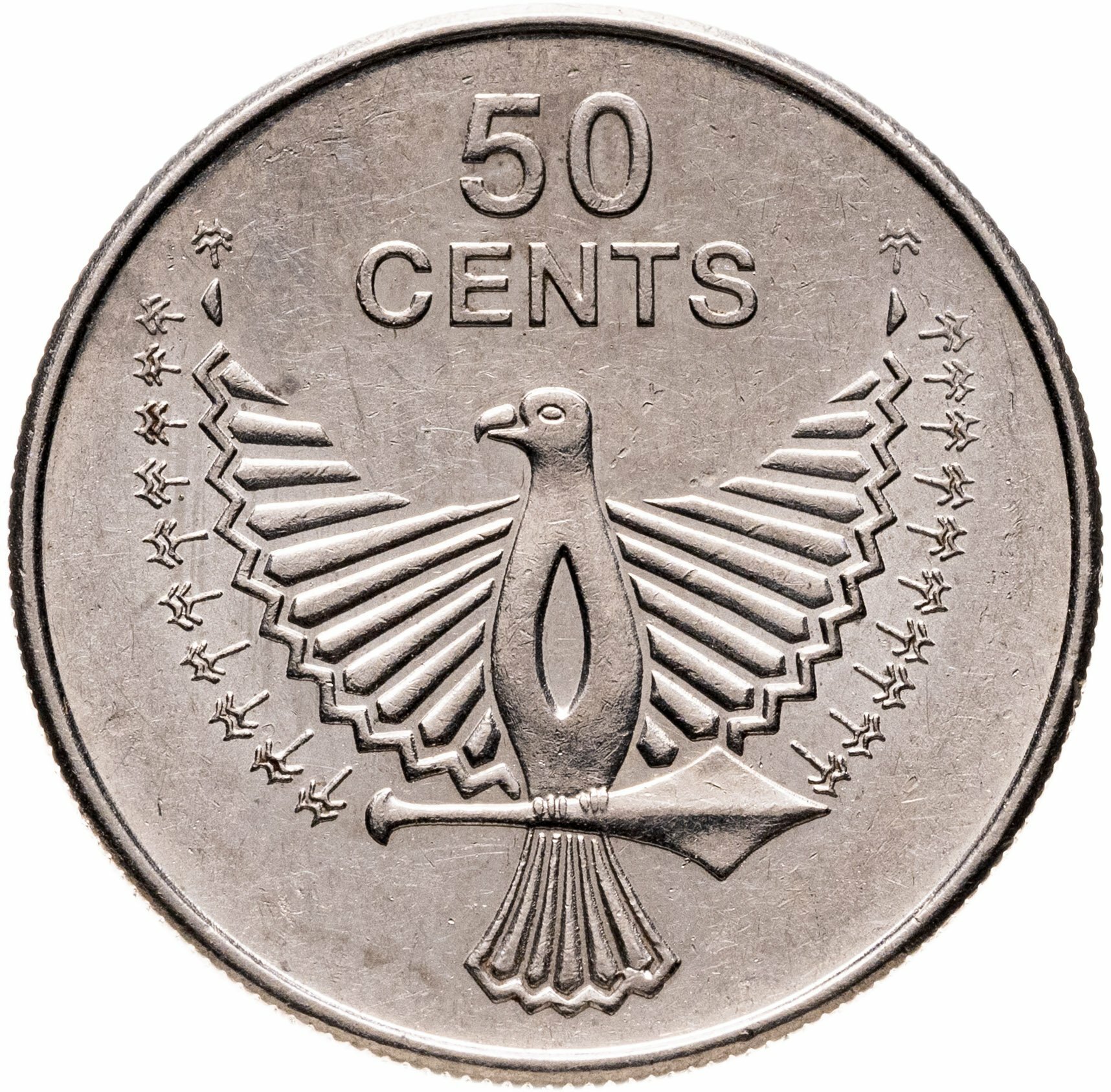 Соломоновы острова 50 центов cents 2012, Сталь, в сохранности XF