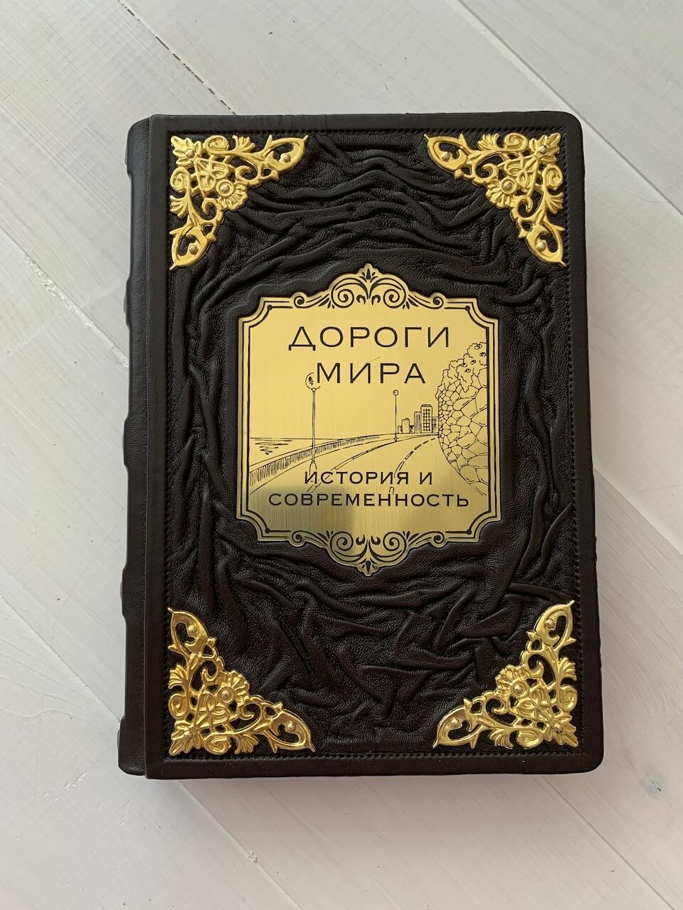 Дороги мира (подарочная кожаная книга)