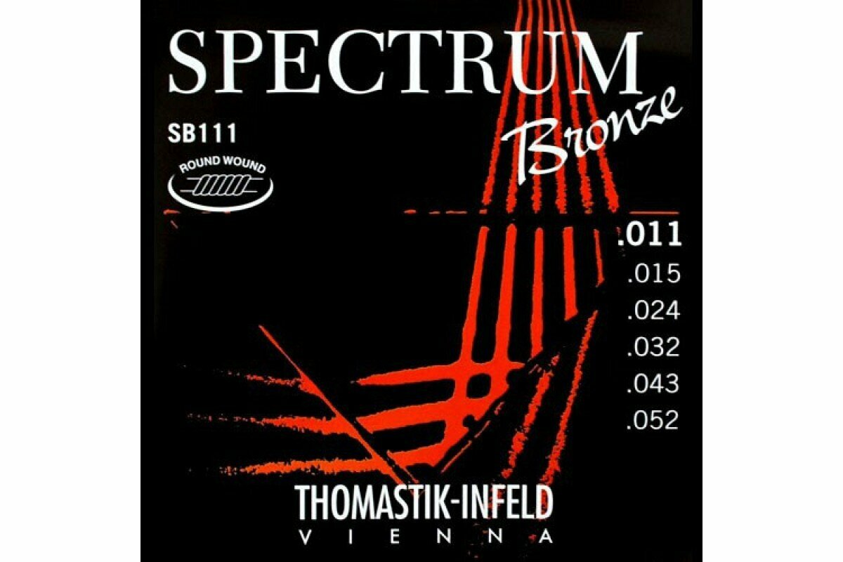 THOMASTIK Spectrum SB111 струны для акустической гитары 11-52, бронза