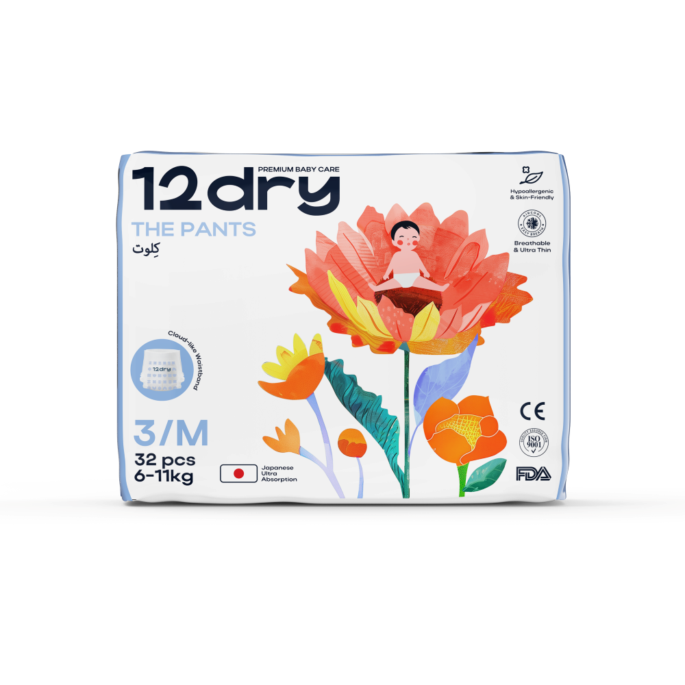 12DRY подгузники-трусики детские M /6-11КГ N32