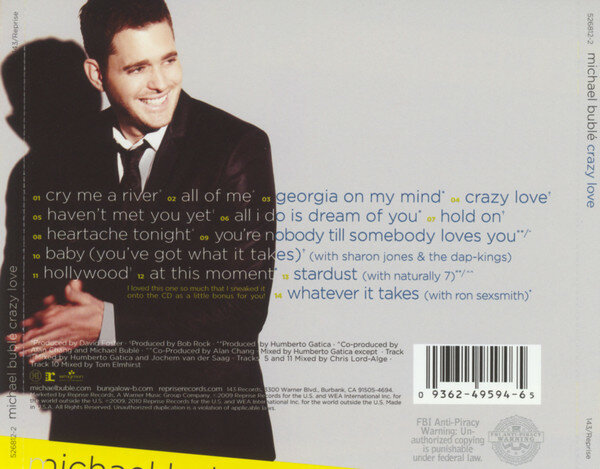 Buble Michael "CD Buble Michael Crazy Love" — фото 1