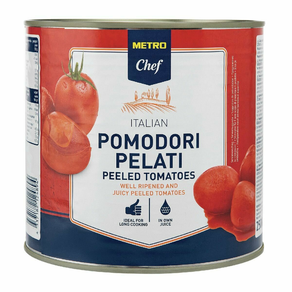 Metro Chef Томаты очищенные в томатном соке, 2.5 кг