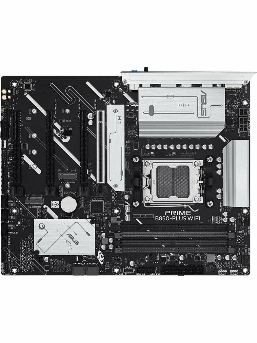 Материнская плата Asus PRIME B850-PLUS WIFI, SocketAM5, AMD B850, ATX