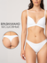 Трусы Incanto Skin seamless бразилиано бесшовные средней посадки, размер 1, белы...