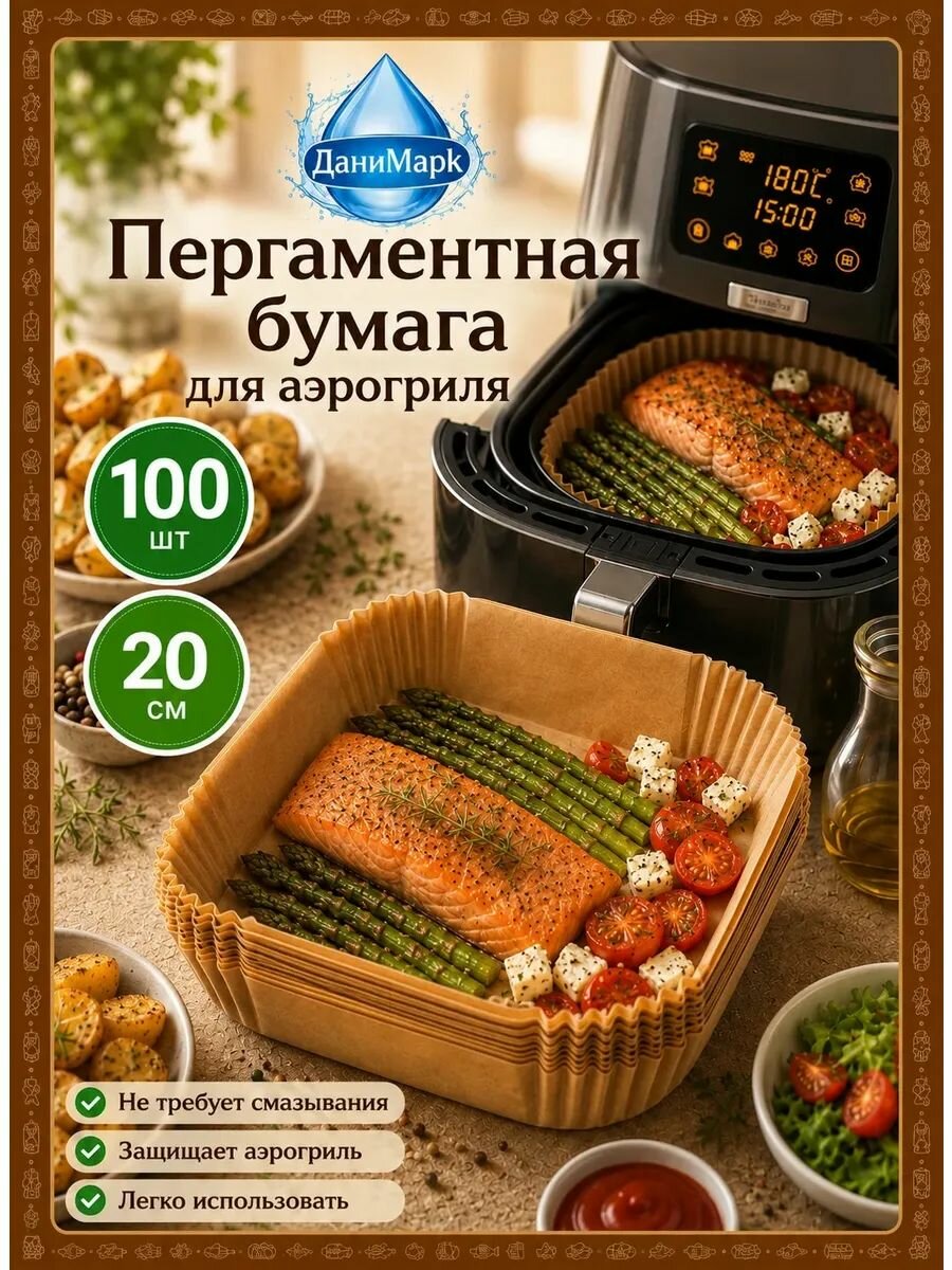Набор для выпечки, 6 силиконовых форм, антипригарные, термостойкие, коричневые