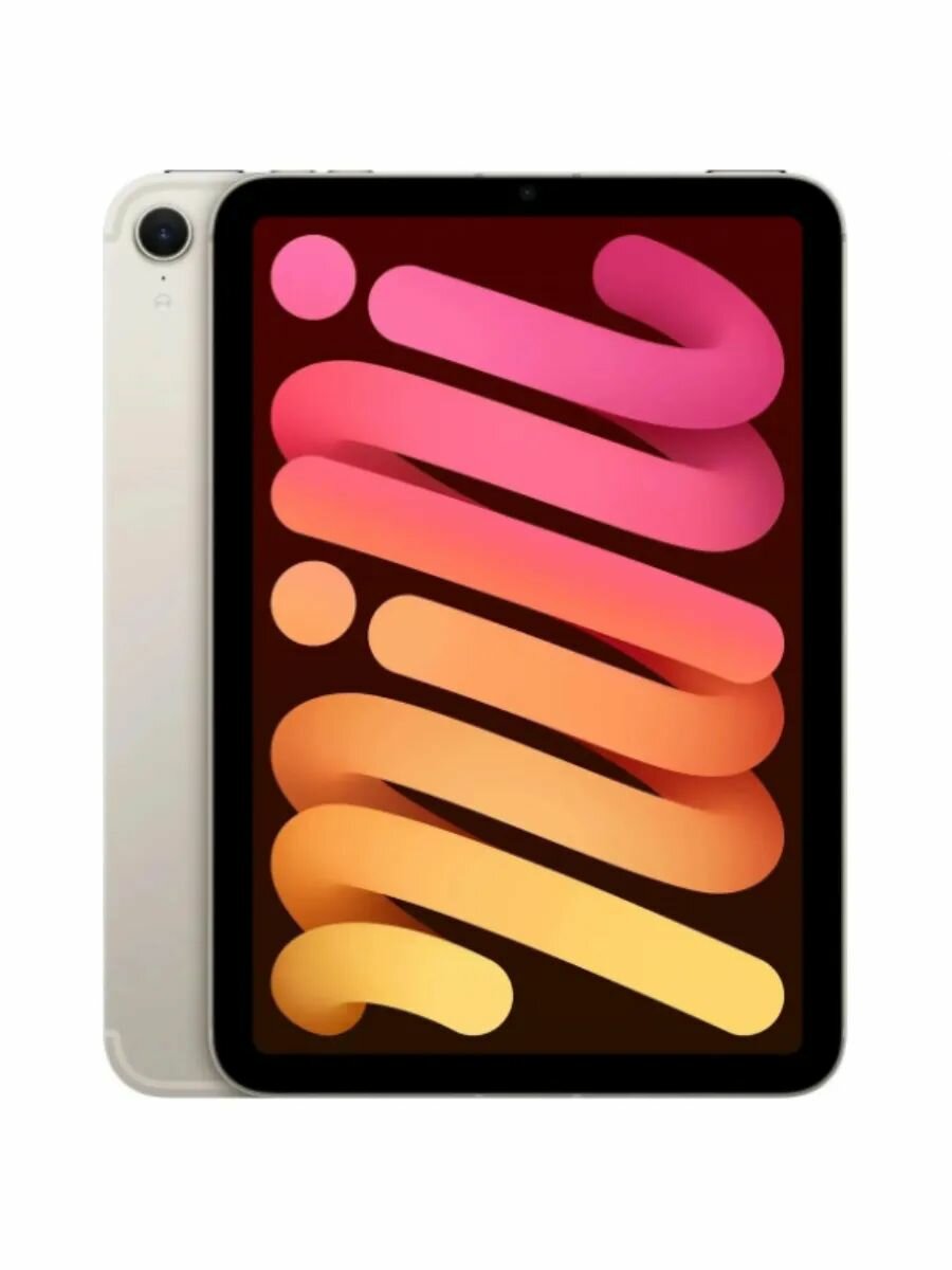 8,3" Планшет Apple iPad mini (MXND3ZP/A) 256 ГБ бежевый - 2266х1488, IPS, 6 x 3,78 ГГц, 8 ГБ, 5078 мА*ч