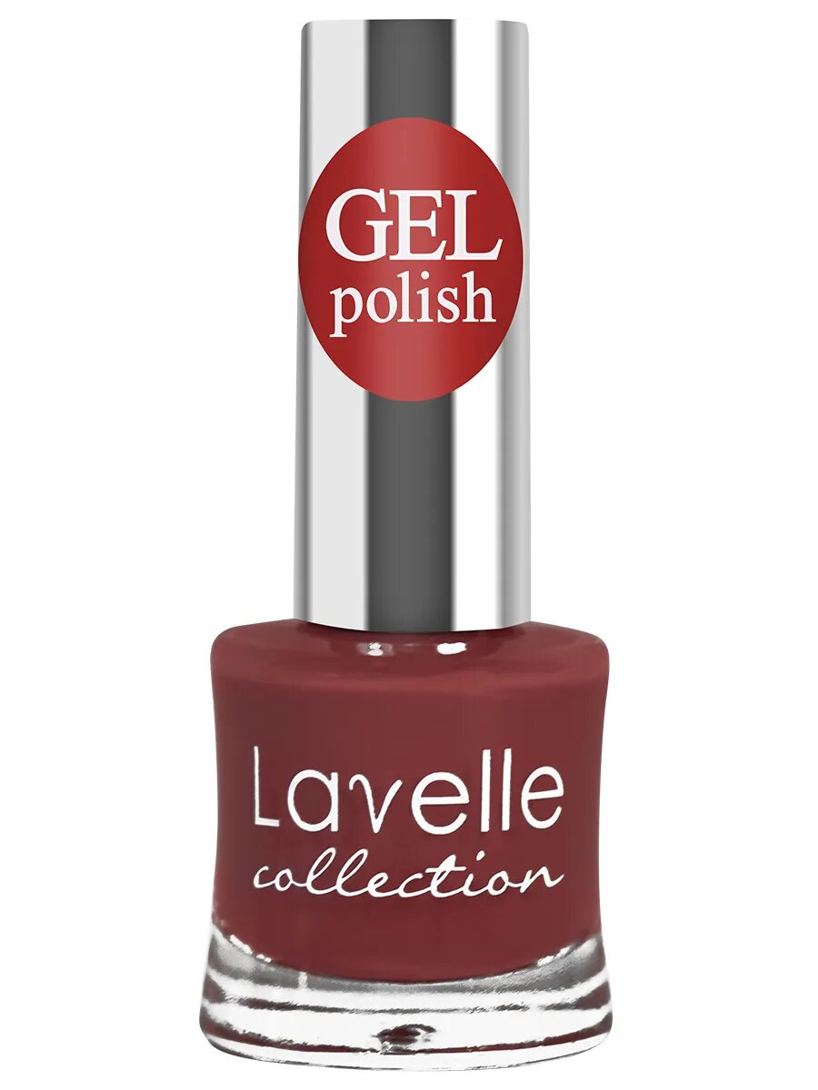 Лак для ногтей каштановый без лампы LavelleCollection с гелевым эффектом т 15