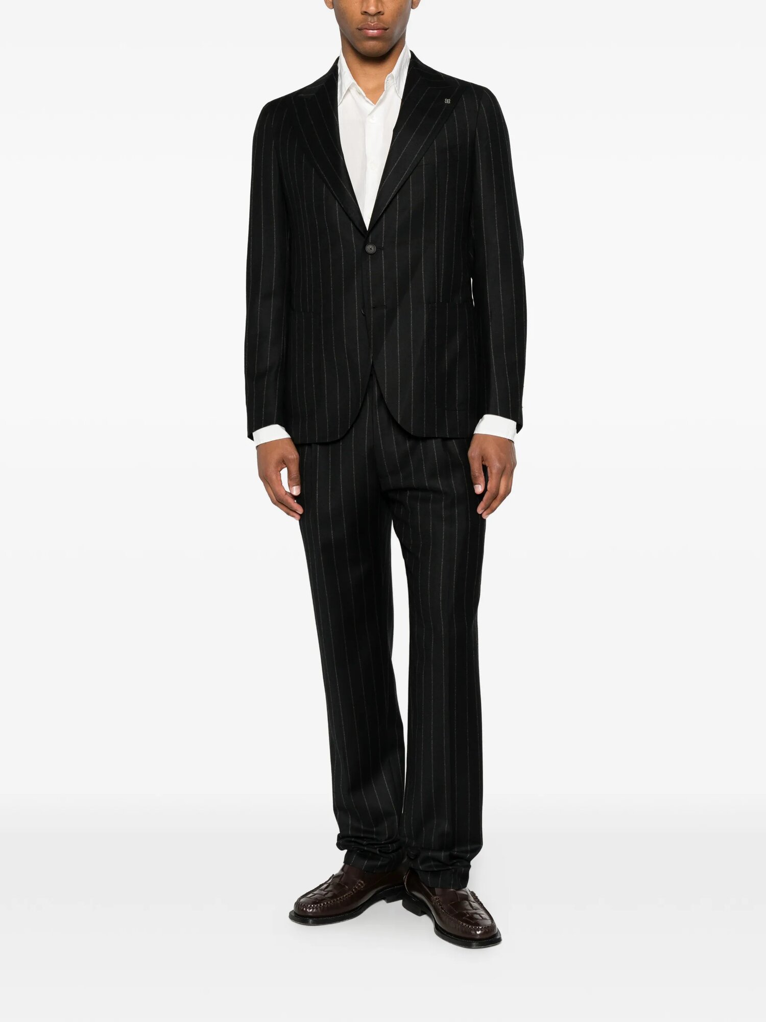 Комбинезон Tagliatore Pinstripe-pattern single-breasted suit, размер 50 — фото 1