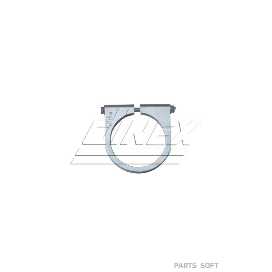 Хомут глушителя MERCEDES 814,914,1414-1523 (d=92-96) (цинк) E-line DINEX от официального дистрибьютора, DINEX, артикул 50924