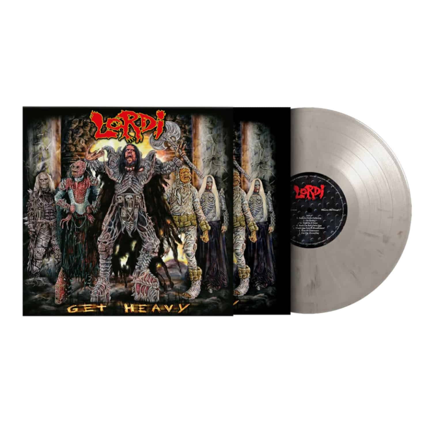 Lordi. Get Heavy (LP Ltd/Black White Marbled Vinyl/Reissue/Виниловая пластинка)