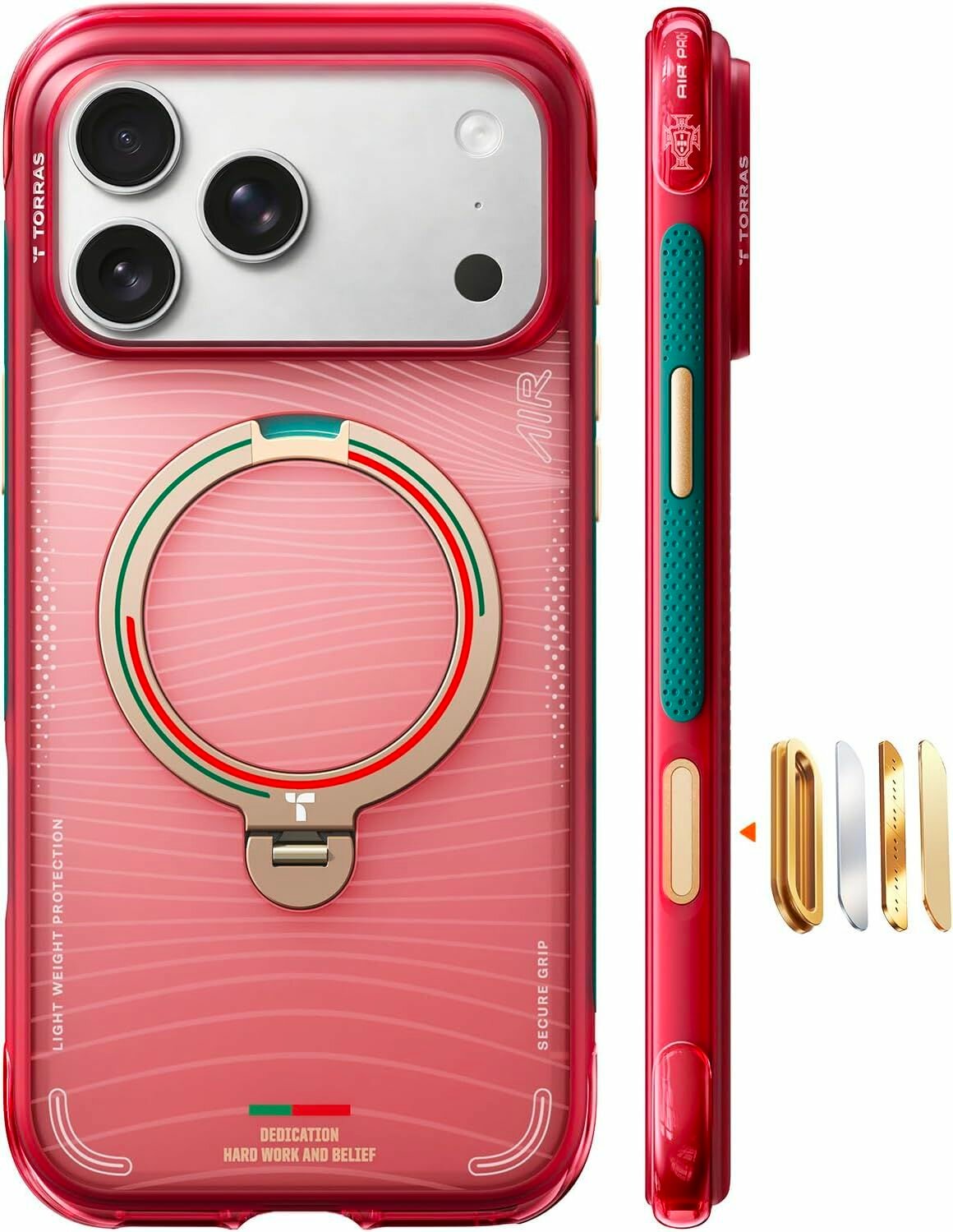 Чехол TORRAS World Cup Limited Edition совместим только с iPhone 17 Pro. Он невероятно крутой и определенно заслуживает того, чтобы им похвастаться.