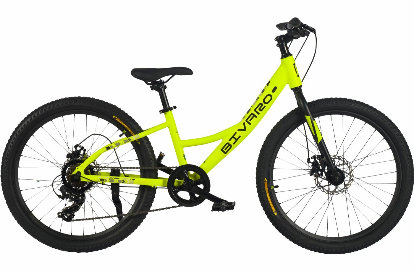 Велосипед BIVARO ATIO 24" (GREEN/BLACK) рама 12"