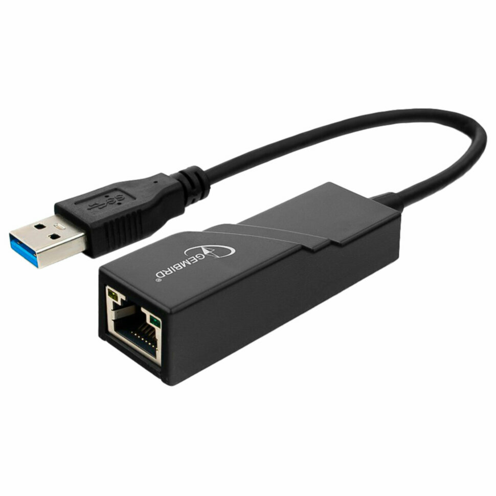 Сетевой адаптер Ethernet GEMBIRD USB 3.0 – Gigabit Ethernet adapter, RTL8153, NIC-U3, 514215