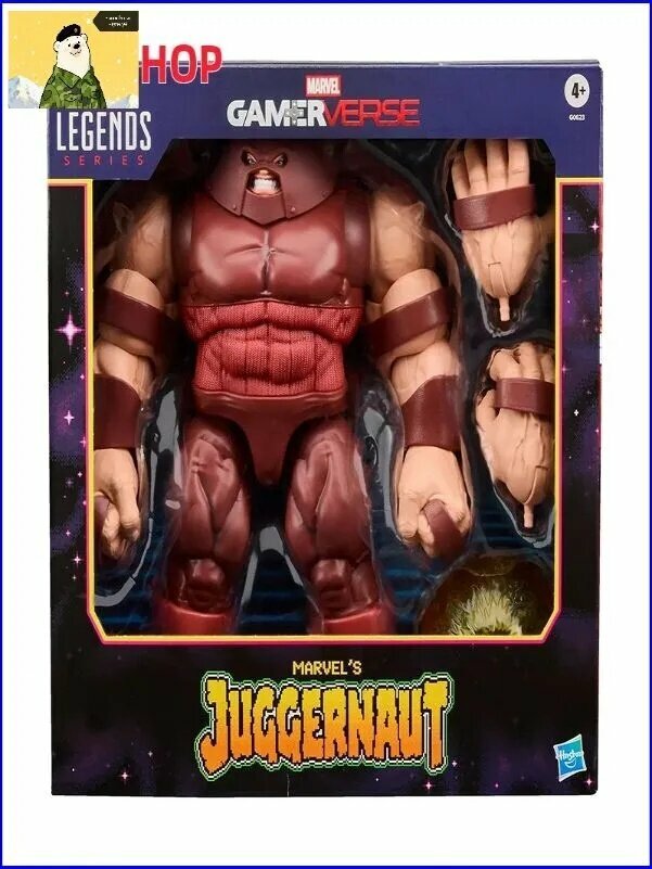 Эксклюзивная игровая фигурка Джаггернаут Marvel Legends от Hasbro, 6 дюймов