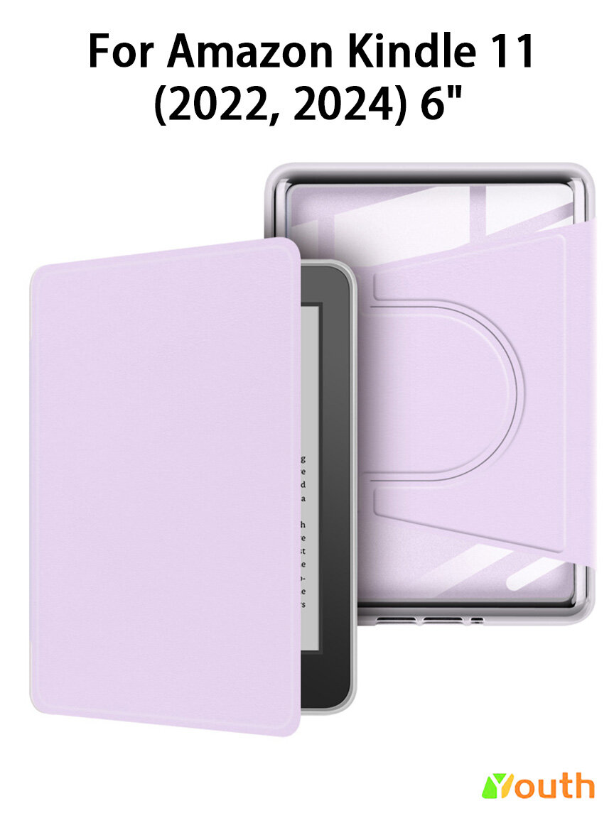 Чехол для Amazon Kindle 2022/2024 6" (11th Gen), C2V2L3 / RS23CV, прозрачная задняя крышка, магнитный съемный корпус
