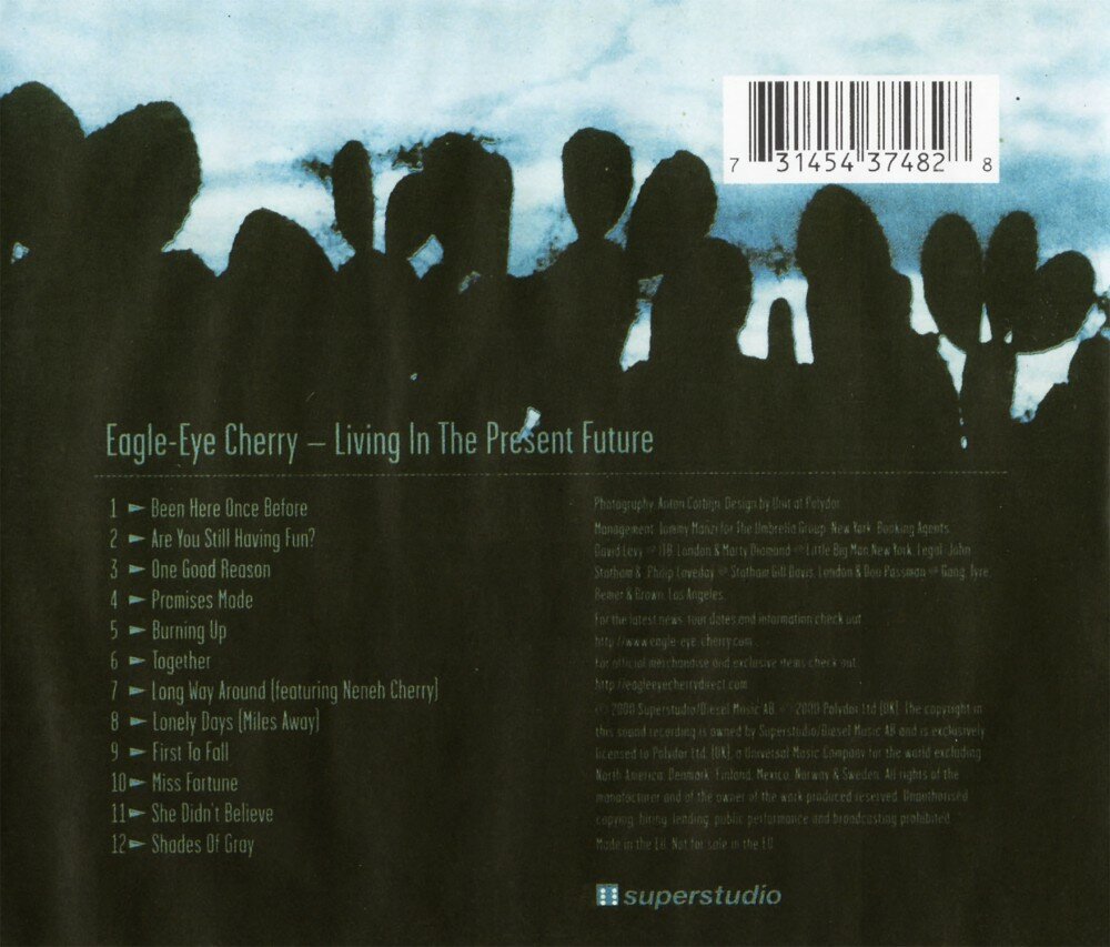 Eagle-Eye Cherry. Living In The Present Future (CD) (СД диск, CD Box) — фото 1