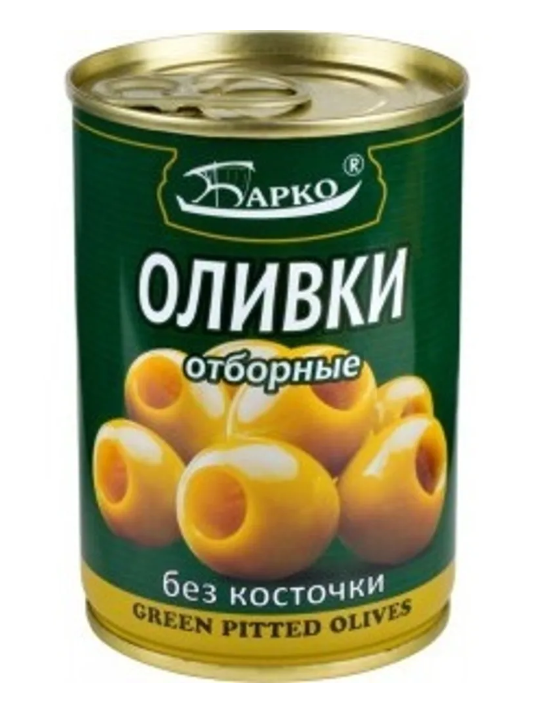 Оливки Барко без косточки, 280 г, 300 мл