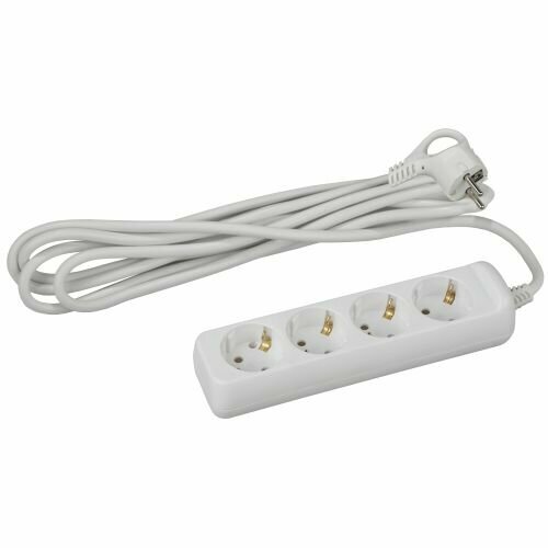 Удлинитель 4х5м с заземл. 16А IP20 U-4e-5m-3х1 ПВС 3х1 Эра Б0028375