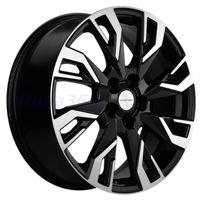 Литой колесный диск Khomen Wheels KHW1809 (Geely Atlas/Lifan Myway) 7x18/5x114,3 ET45 D60,1 Black-FP