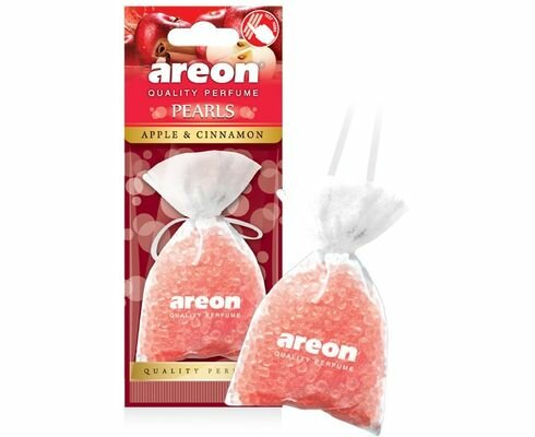 Освежитель (ароматизатор) подвесной мешочек с гранулами AREON PEARLS Яблоко и корица (72)