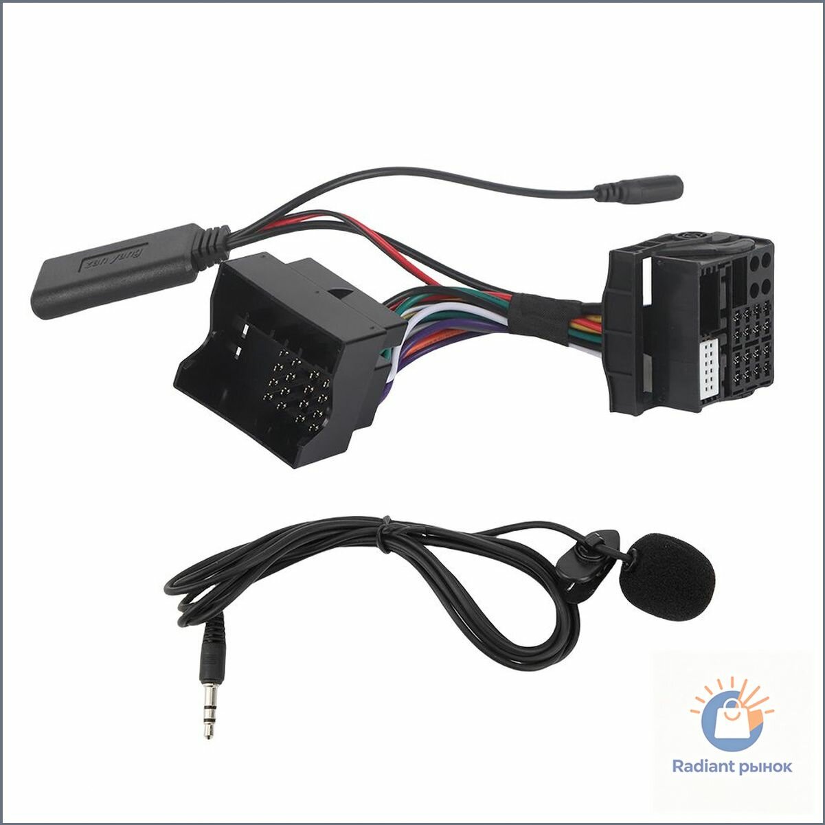 Адаптер Bluetooth 5.0 и AUX для автомобильных магнитол RCD510, RCD310+, RNS510 с микрофоном