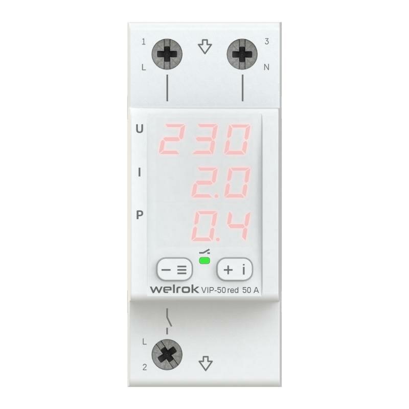 Реле многофункциональное VIP-50 red Welrok 4660251140328